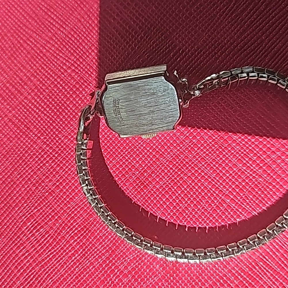 Helbros Vintage Quartz Watch, Sterling Silver, Diamon… - Gem